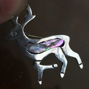 Vintage | Jewelry | Sterling Silver Deer Pin Taxco Mexico 925 Signed ...